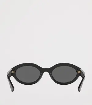 Gucci Injected Oval Sunglasses