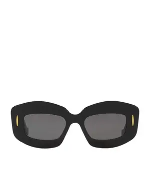 Loewe Chunky Anagram Sunglasses - Black