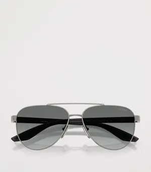 Prada Aviator Sunglasses - Grey