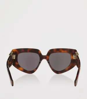 Loewe Anagram Diamond Sunglasses - Black
