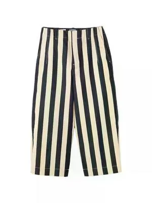 Jacquemus Cropped Striped Jeans
