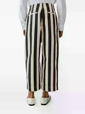 Jacquemus Cropped Striped Jeans