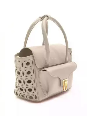 COCCINELLE Double Beat Leather Tote Bag