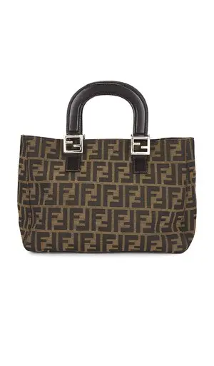 FWRD RENEW Fendi Zucca Monogram Handbag