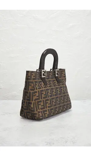 FWRD RENEW Fendi Zucca Monogram Handbag