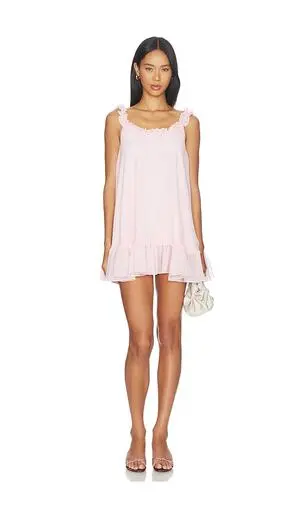 LOVERS AND FRIENDS Janet Mini Dress - Pink