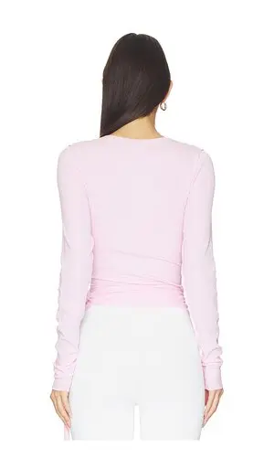 VIR VITA Margot Wrap Top - Pink