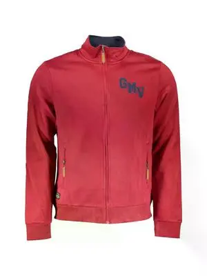 GIAN MARCO VENTURI Logo-print Zip-up Sweatshirt