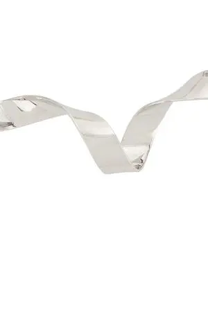 Dries Van Noten Brass Palladium Plated Necklace - Silver