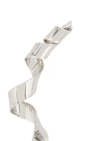 Dries Van Noten Brass Palladium Plated Necklace - Silver