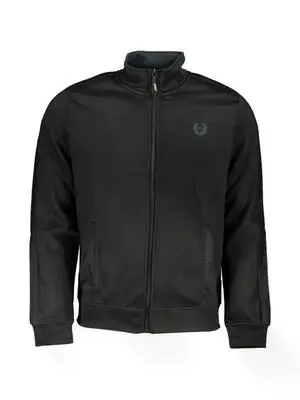 GIAN MARCO VENTURI Logo Detail Zip-up Sweatshirt