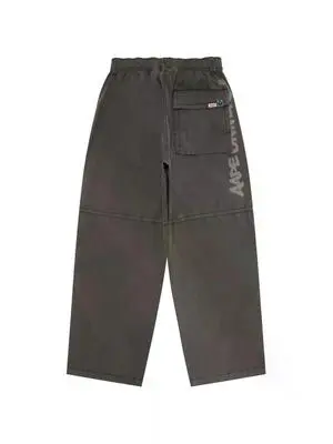 AAPE BY *A BATHING APE Moonface Logo Patch Relaxed Trousers