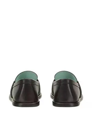 SERGIO ROSSI Bitt Logo-plaque Loafers