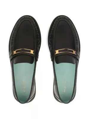 SERGIO ROSSI Bitt Logo-plaque Loafers