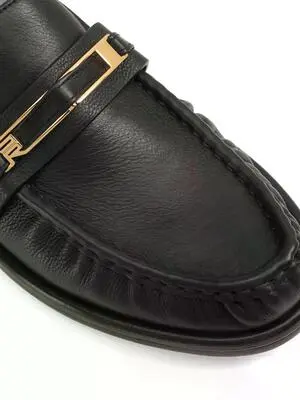 SERGIO ROSSI Bitt Logo-plaque Loafers