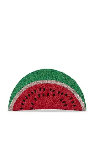 SIMONMILLER Beaded Clutch - Red