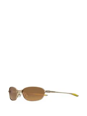 GENTLE MONSTER Oval Frame Sunglasses - Gold
