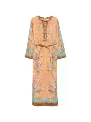 Zimmermann Indra Tunic Midi Dress - Neutrals