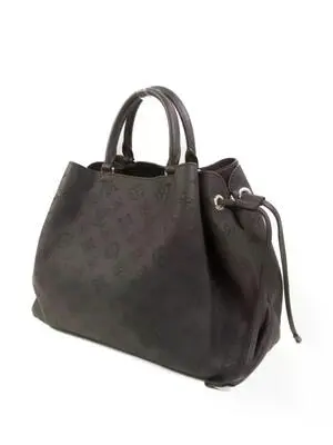 LOUIS VUITTON Mahina Leather Tote Bag - Black
