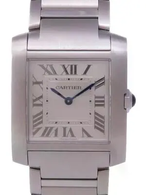 Cartier Tank Française Stainless Steel Quartz Watch