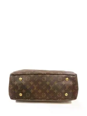 LOUIS VUITTON Pallas Mm Monogram Tote Bag - Brown