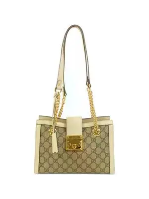 Gucci Padlock Gg Shoulder Bag - Neutrals