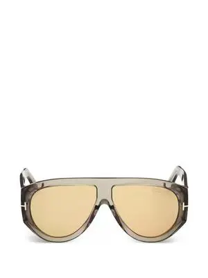 TOM FORD Bronson Aviator Sunglasses - Grey