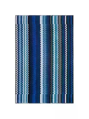 Missoni Giacomo Zig-zag Bath Towel - Blue