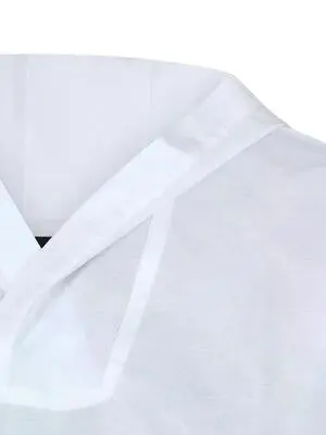 Jacquemus Cotton Hoodie With V-neck And Elasticated Hem