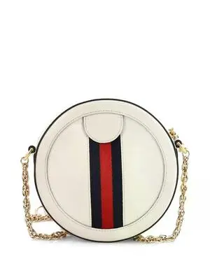 Gucci Ophidia Round Shoulder Bag Mini Crossbody Bag - Neutrals