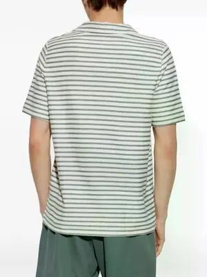 Hanro Striped V-neck T-shirt - Neutrals