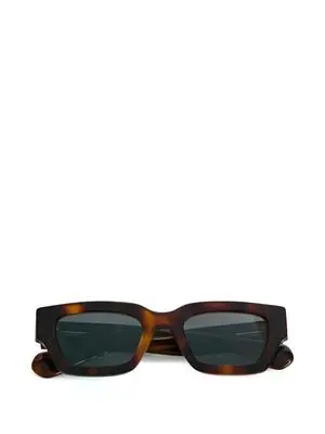 JIL SANDER Rectangular Frame Sunglasses - Brown