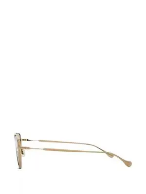 JIL SANDER Pilot Frame Sunglasses - Gold