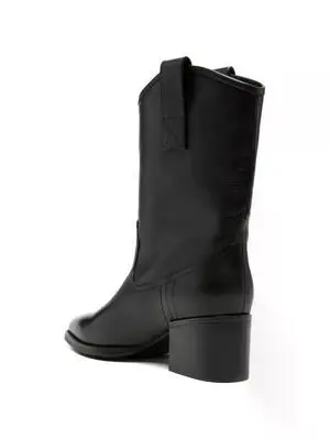 ADRIANNA FERETTI Adrianna Ferretti Topstitched Western-style Boots