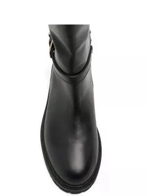 ADRIANNA FERETTI Chain-link Buckled Boots