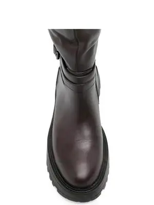 ADRIANNA FERETTI Buckled Knee High Boots