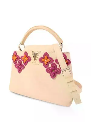 LOUIS VUITTON Taurillon Capucines Bb Tote Bag