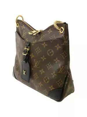 LOUIS VUITTON Monogram Odeon Pm Shoulder Bag - Brown