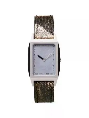 D1 MILANO Aura 23mm Rectangular Watch - Grey