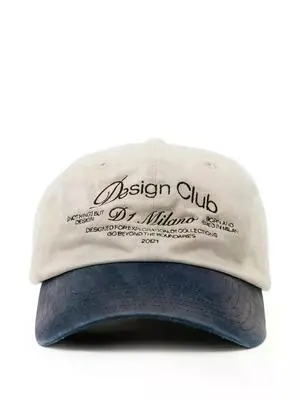 D1 MILANO Design Club Embroidered Cap - Neutrals