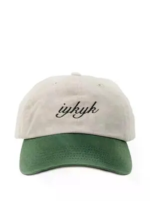 D1 MILANO Embroidered Cotton-twill Baseball Cap - Neutrals