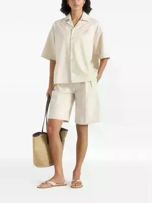 Manière De Voir Alexis Cote D'azur Boxy Shirt - Neutrals