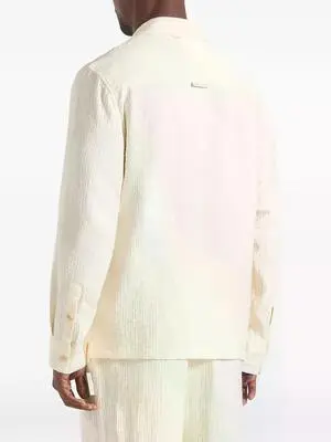 Manière De Voir Maniere De Voir Textured Long-sleeve Shirt - Neutrals