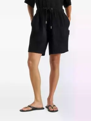 Manière De Voir Textured Shorts - Black