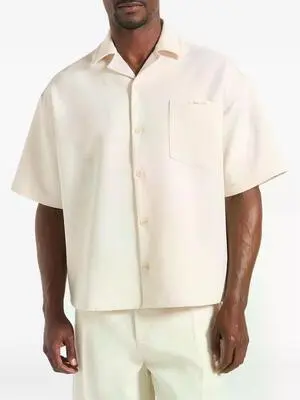 Manière De Voir Signature Twill Boxy Shirt