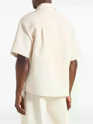 Manière De Voir Signature Twill Boxy Shirt