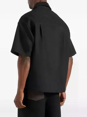Manière De Voir Signature Twill Boxy Shirt