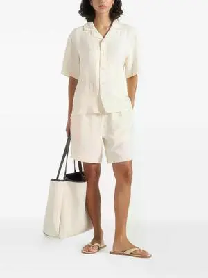 Manière De Voir Maniere De Voir Textured Revere Collar Shirt
