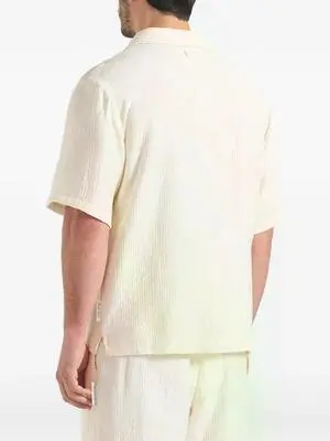 Manière De Voir Maniere De Voir Textured Revere Collar Shirt