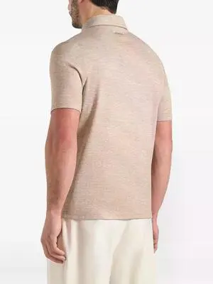 Manière De Voir Marl-zip Polo Shirt